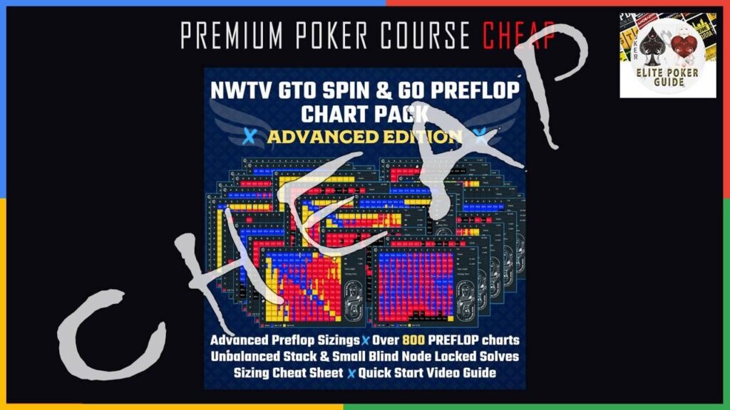 NWTV GTO Spin & Go Preflop Chart Pack: Advanced Edition - Courses On Budget